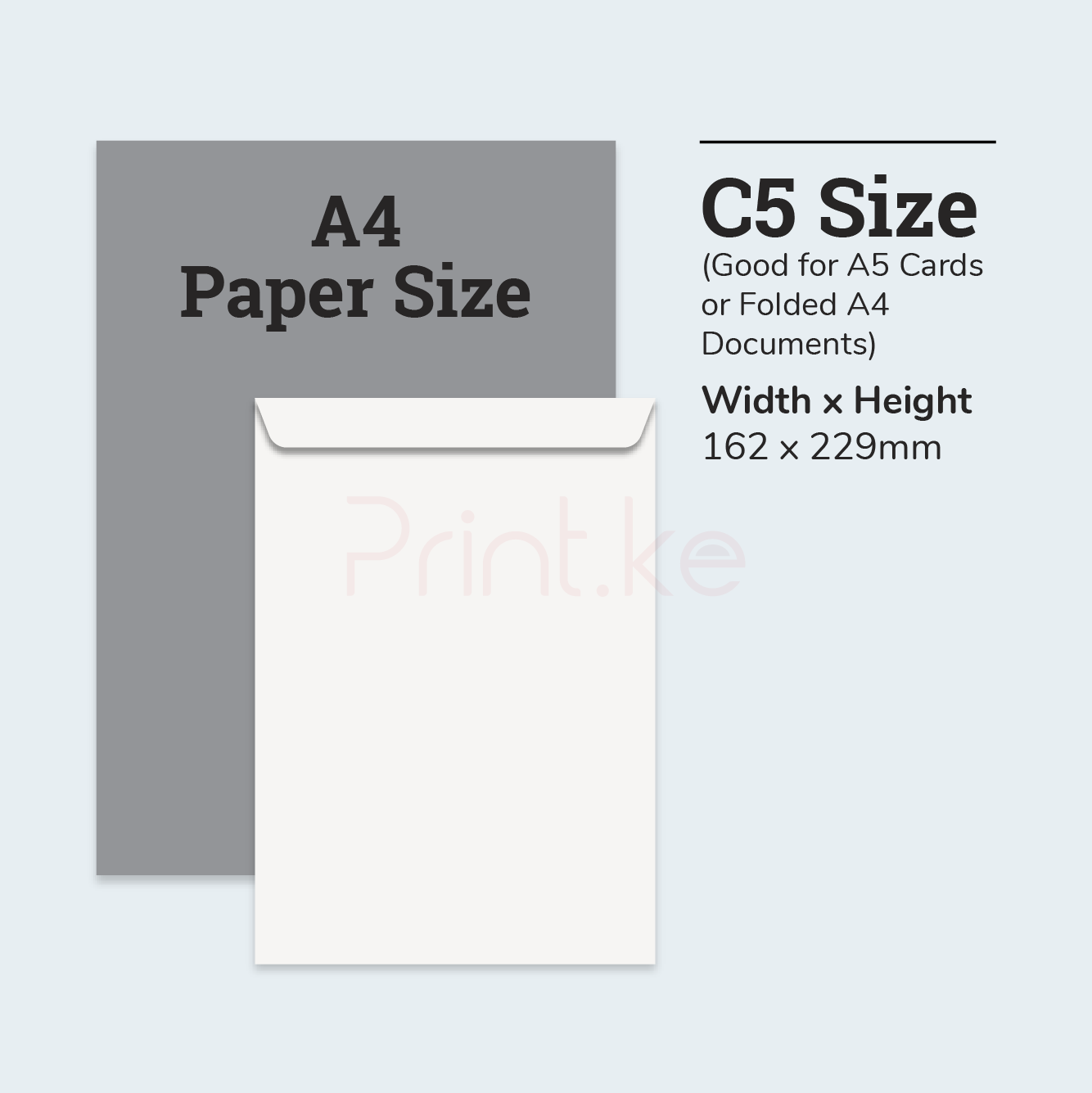 Branded Envelope Printing, Peel & Seal: A4, A5, DL | Kenya